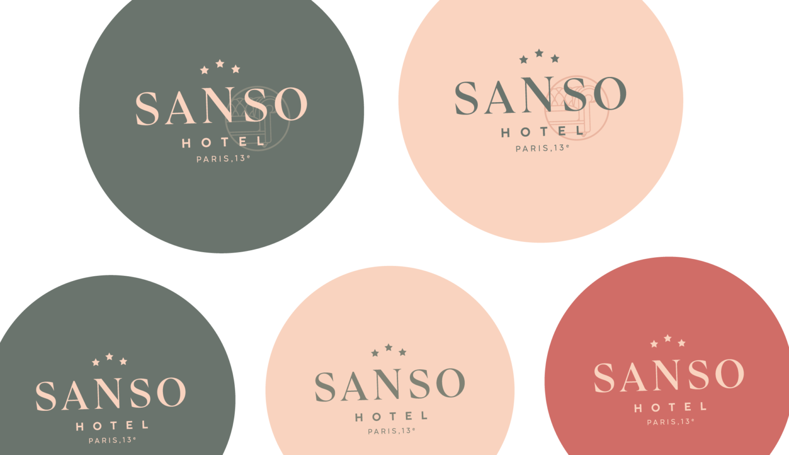 Sanso Hotel, naming and branding - Judi DESIGN