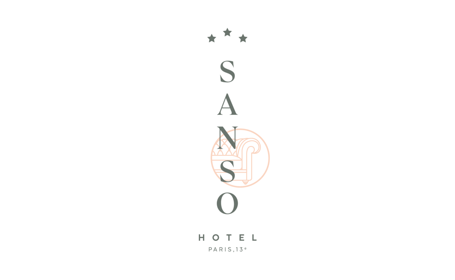 Sanso Hotel, naming and branding - Judi DESIGN