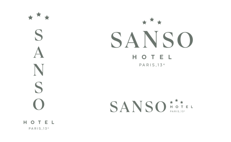 Sanso Hotel, naming and branding - Judi DESIGN