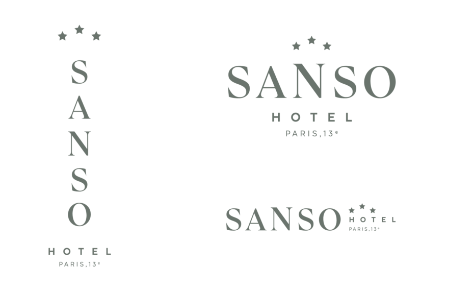 Sanso Hotel, naming and branding - Judi DESIGN